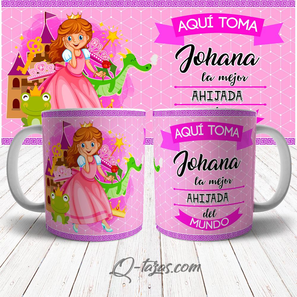 Q-Tazas - Taza Aqui Toma Ahijada 1